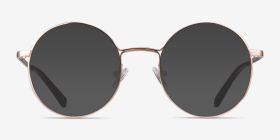 Midtown Round Rose Gold Full Rim Eyeglasses | Eyebuydirect